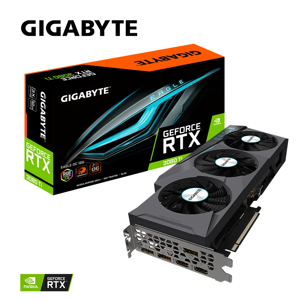For Gigabyte Geforce Rtx 3080 Ti Eable Oc 12g Gddr6 Lhr Gaming Graphics ...