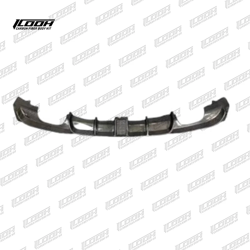 Icooh Racing F30 Style Carbon Fiber Body Kit Rear Diffuser Lip Bumper ...