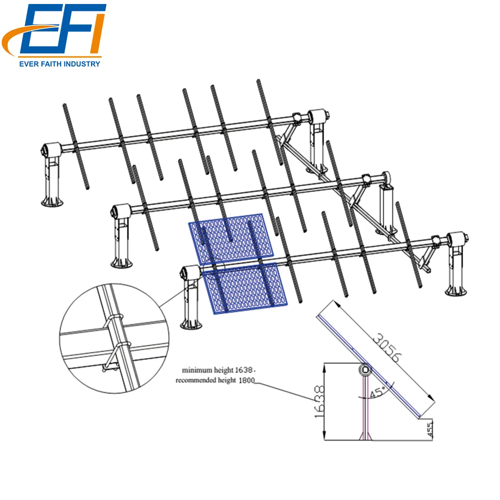 Solar Axial Tracking - Efficient Solar Pole Stand Mount