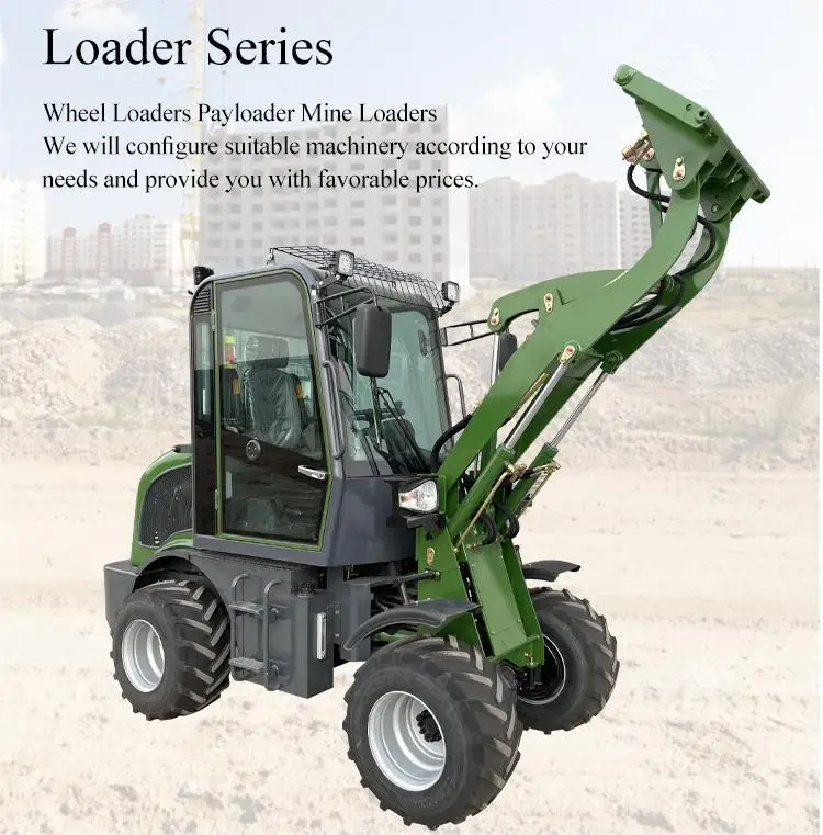 800KG HONGYUAN ZL08F Wheel Loader - High Efficiency & Durability