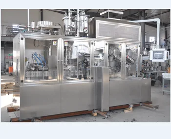 Automatic Juice Cartons Fill And Seal Machine With Caps Sealing Device ...