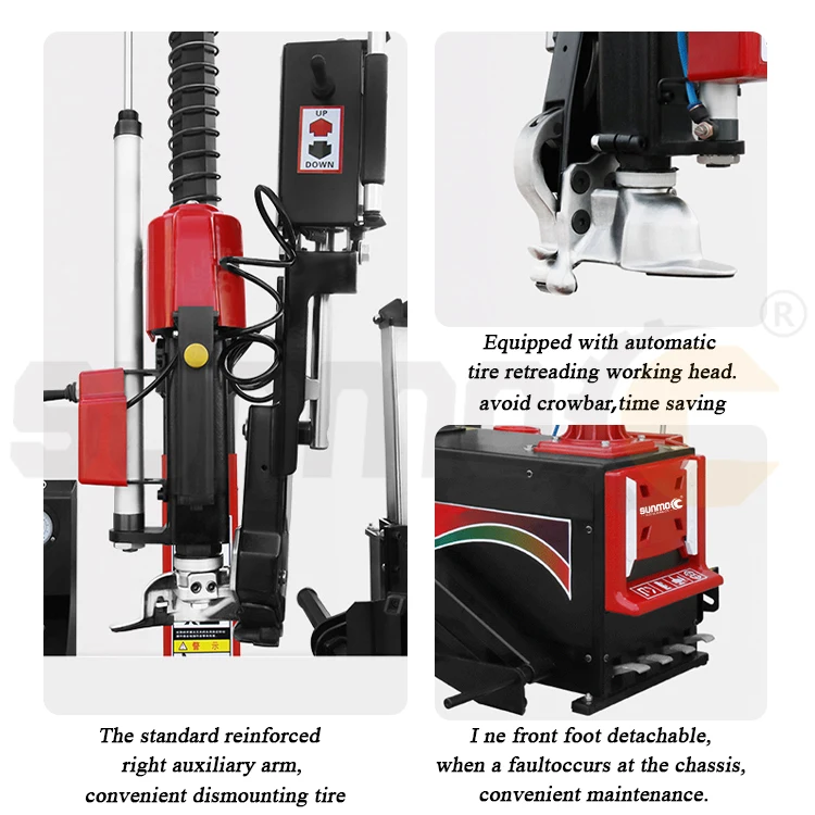 Sunmo Garage Equipment Vehicle Pneumatic Tire Repair and Wheel Combo ...