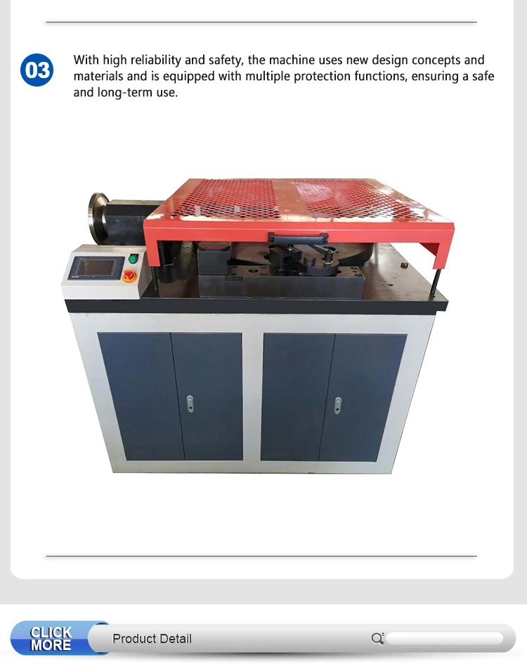 Gw-50f Steel Bar Bending Lab Testing Machine 180 Degree Rebar Reverse ...