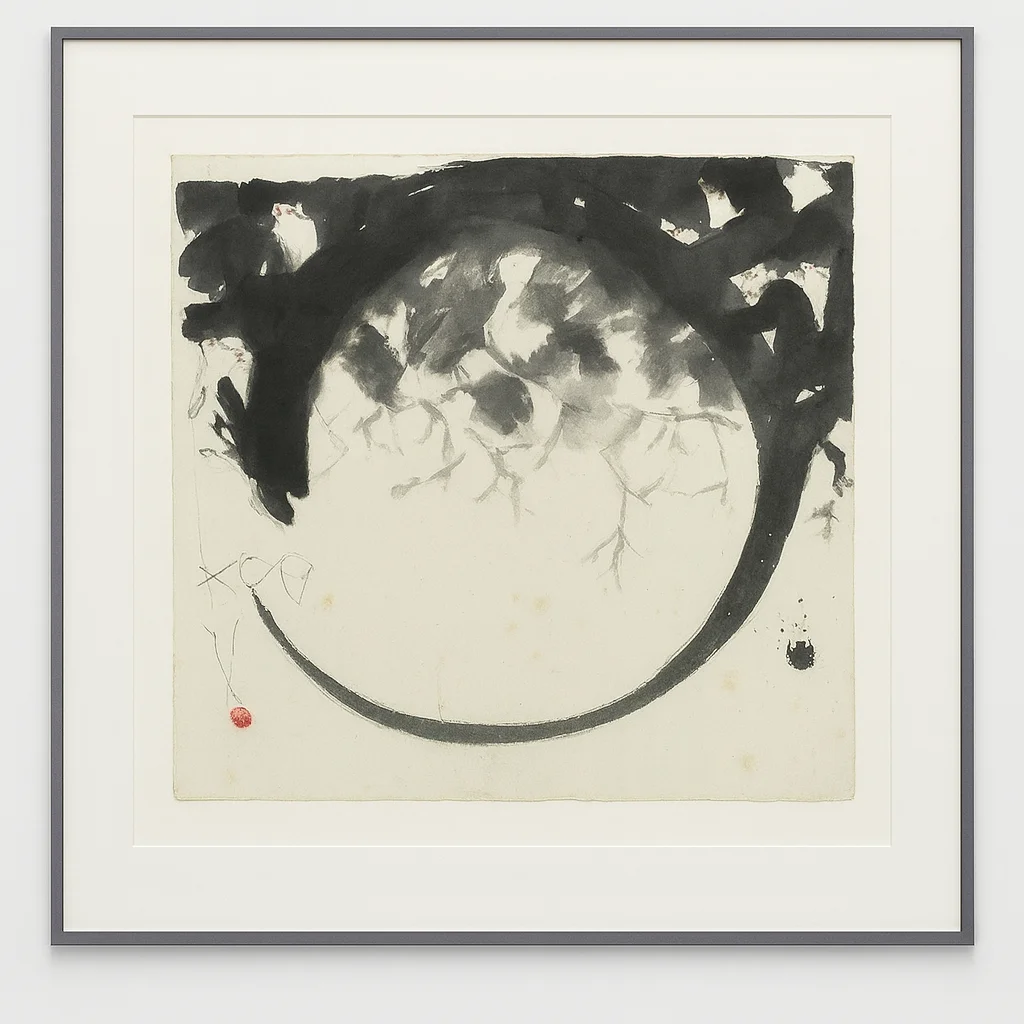 Distinctive Meaningful Gift Satoshi Sato Japan Dynamic Ink Tones Bird ...