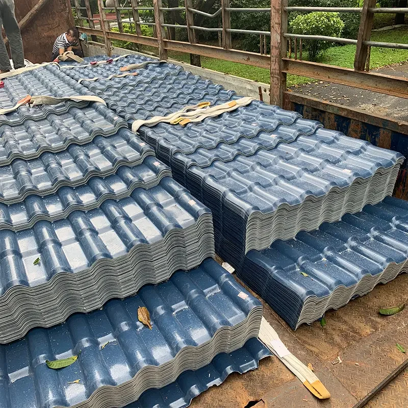 Modern Corrugated Sheet Roman Tile Pvc Roof Accessories Royal Plastic ...