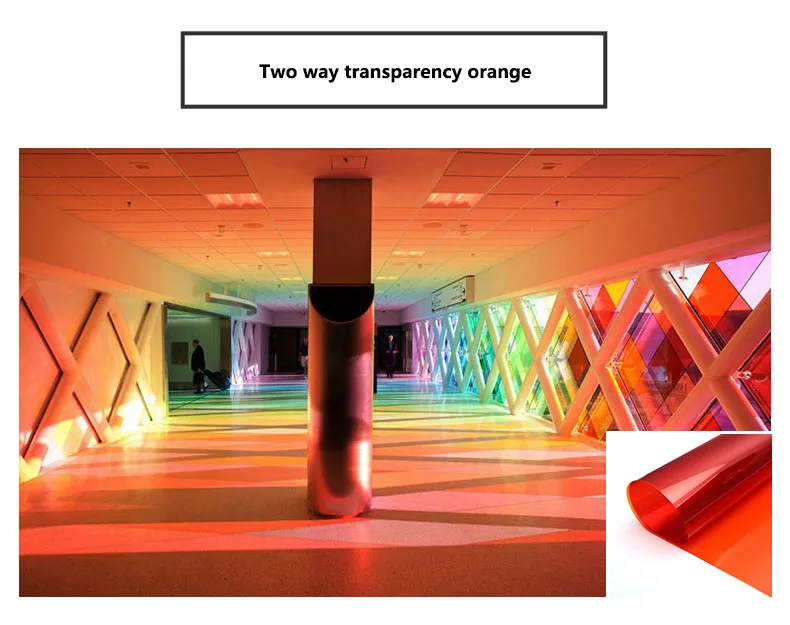 Rose Red Color Glass Film - Decorative & Functional
