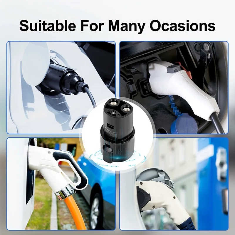 Timeyes Electric Vehicle NACS Connector SAE J1772 Adapter Type 1 to ...