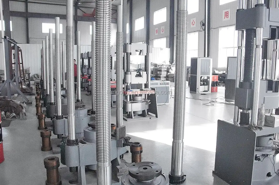 Laboratory Equipments 100ton Steel Deformed Rebar Tensile Testing ...