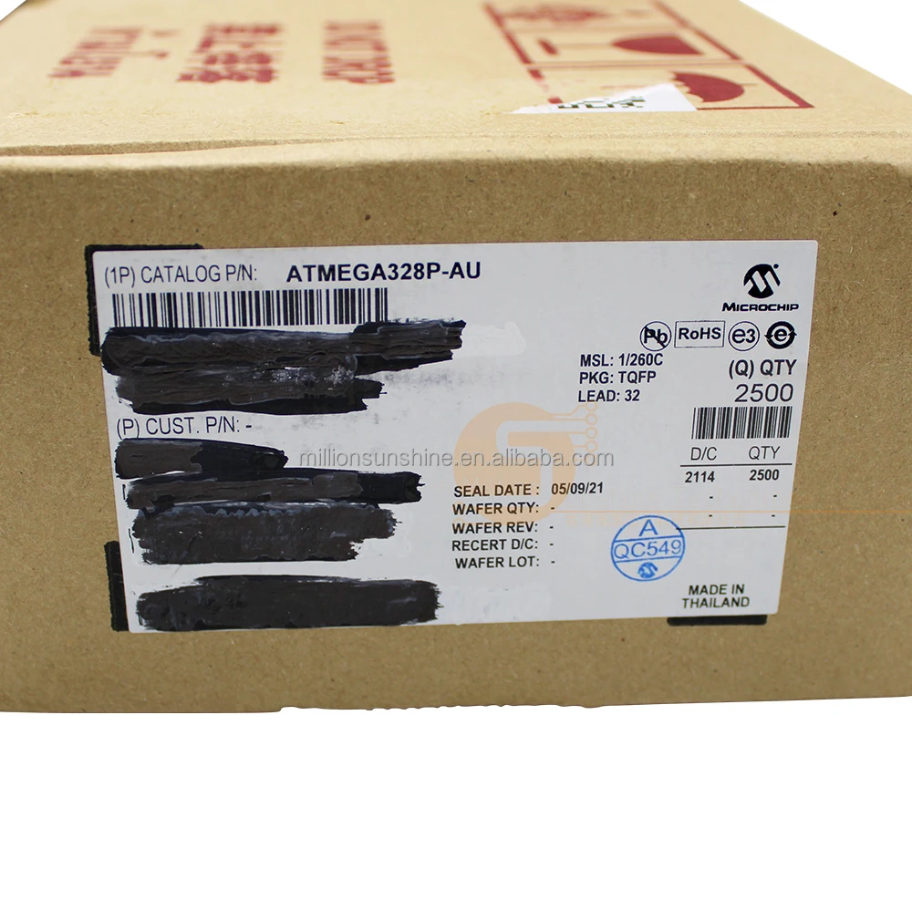 Atmega328p-au Tqfp-32 Atmega328p Atmega328 328 Plus Atmega328p Au ...