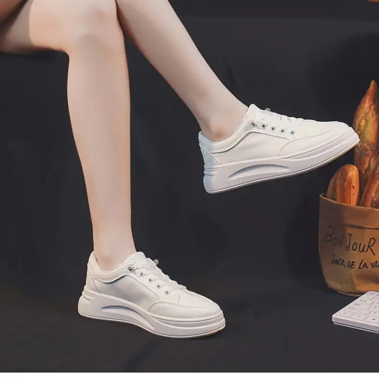 Wholesale 2024 Latest Little White Shoes Women's Sports Shoes Fashion ...