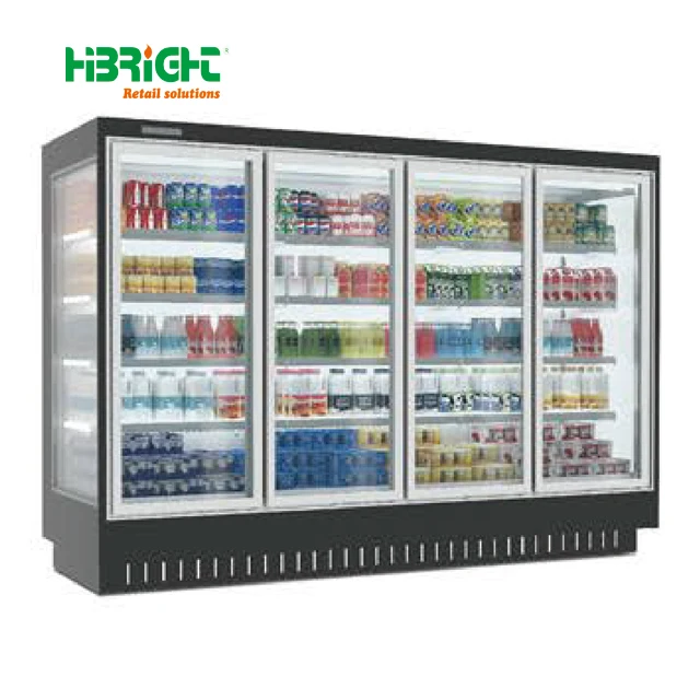 Alibaba.com: Commercial glass door upright refrigerator for supermarket ...