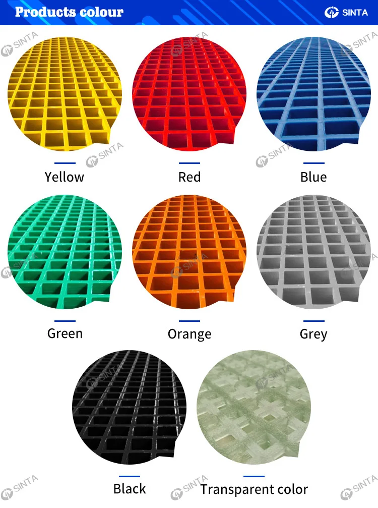 Customized GRP FRP Fencing Grate Fiberglass Fence Panels