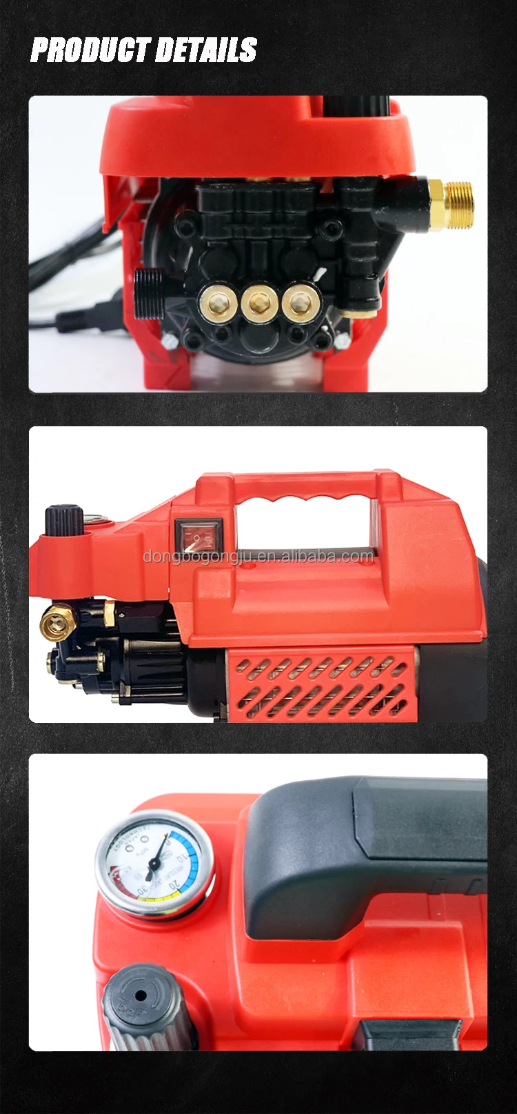 AC 110V 220V 2400W Pressure Car Washer - High Power & Efficiency