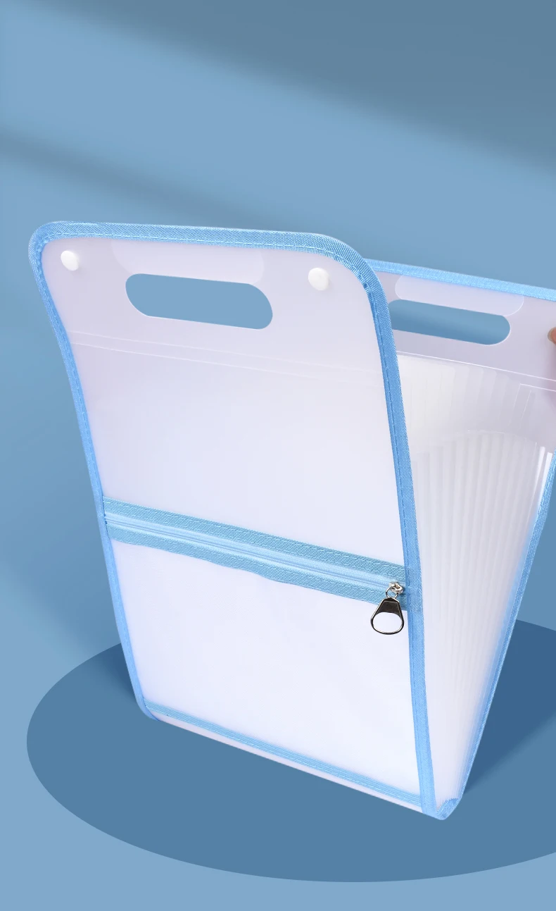 Waterproof A4 Size Transparent Document Bag 13 Pockets Accordion Expanding File Folder - Buy ...