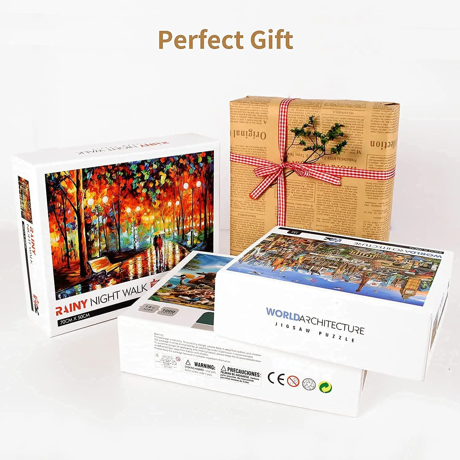 1000 Piece Puzzles for Adults - Firework Rain Fluorescent