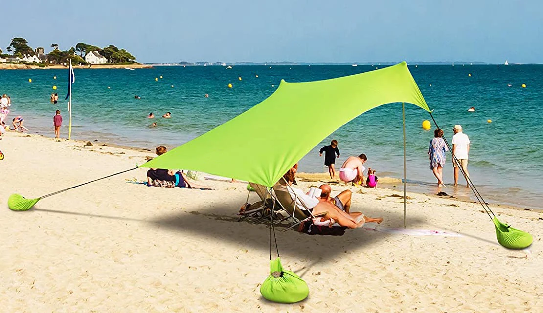 Uv Protection Sunproof Sun Shelter Beach Tent Parasol Sun Shade ...