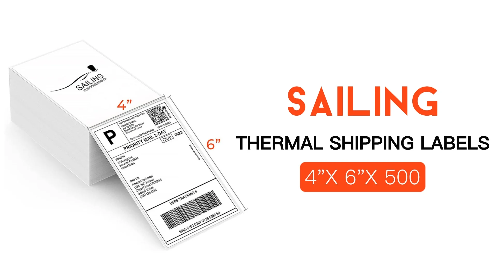 Factory Produce Suppliers Thermal Labels Paper Sticker Roll Shipping ...