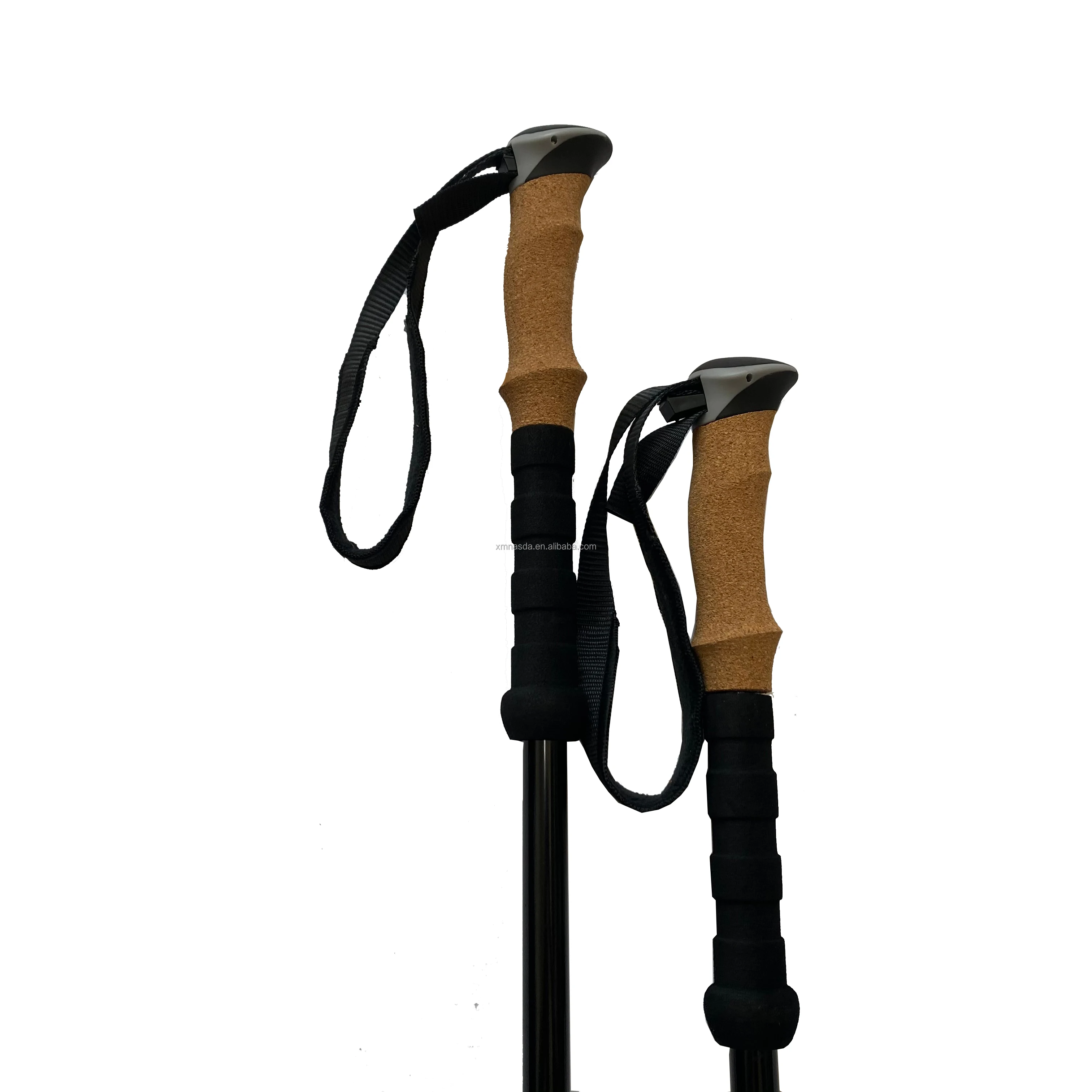 Outdoor Nordic Carbon Fiber Telescoping Foldable Self Defense Hiking ...