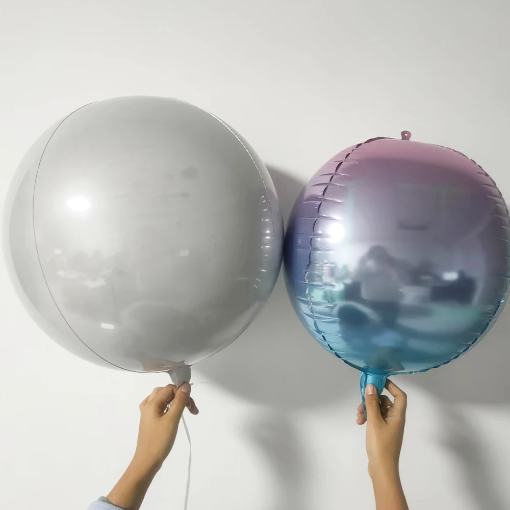 4d Balloon Perfect Round Shape 4d Globos Mylar Balloon Birthday Wedding ...