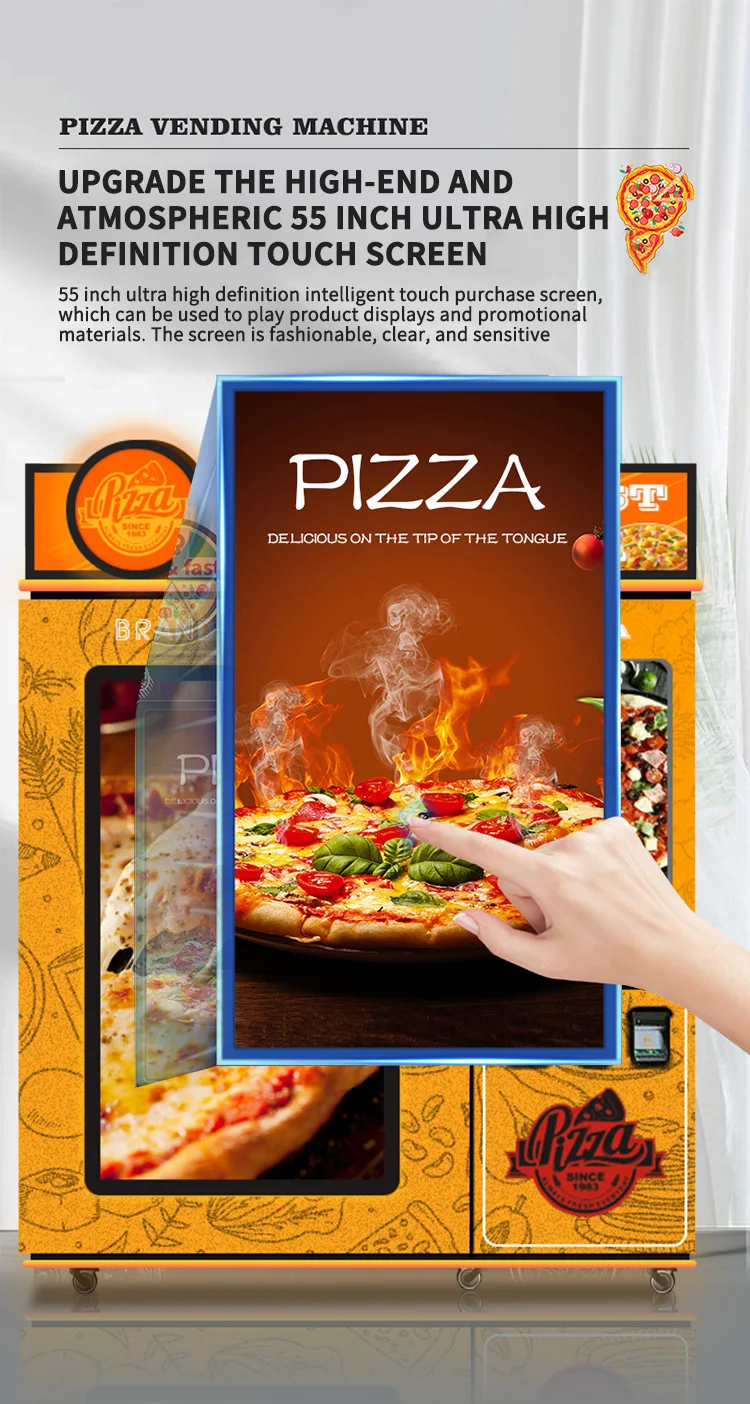 Hot Food Low Cost Industrial Automatic Pizza Dispenser Large Capacity ...