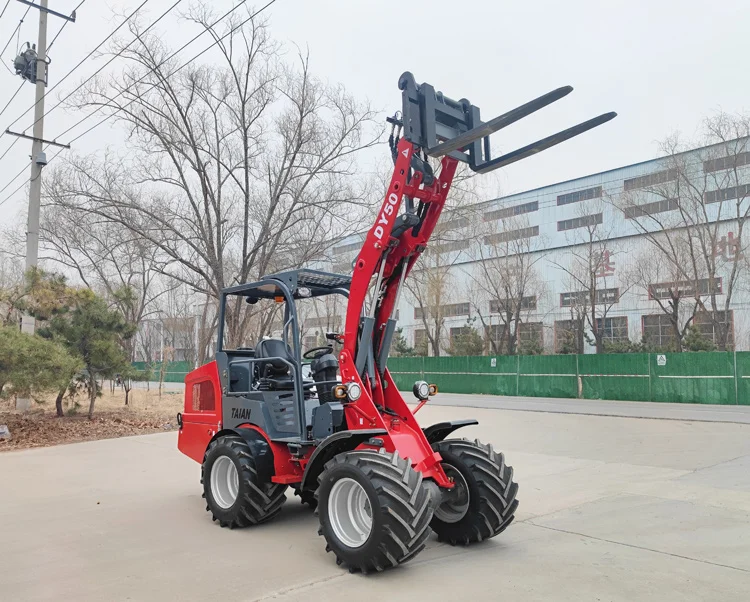 Small Front End Loader Dy50 Articulated Mini Wheel Loader For Sale ...