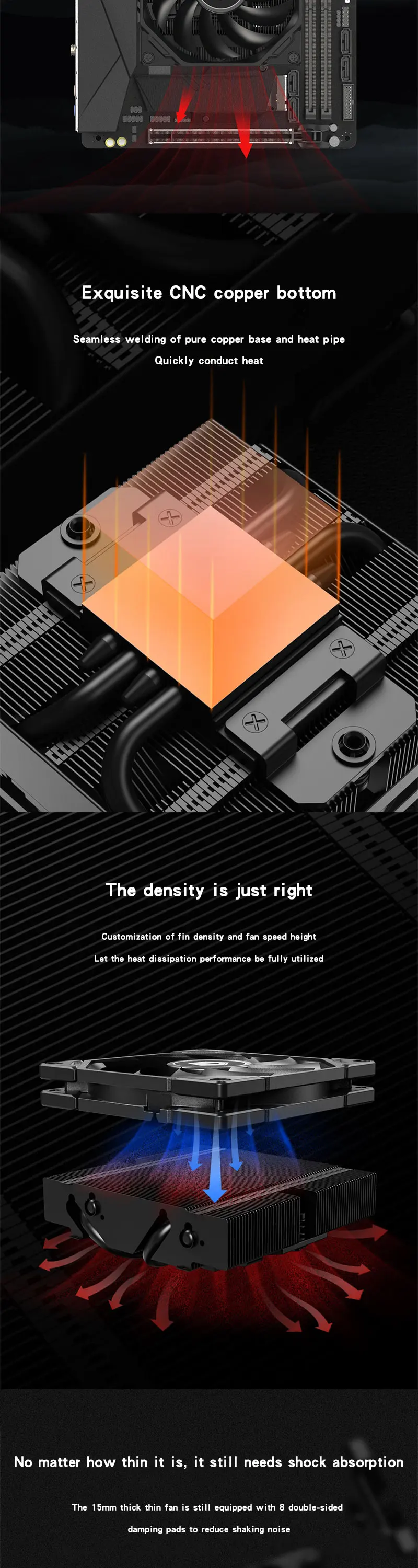 Id-cooling Is-47-xt Itx Cpu Cooler - All-in-one Design,White Edition,47mm Height For Desktop Pcs ...