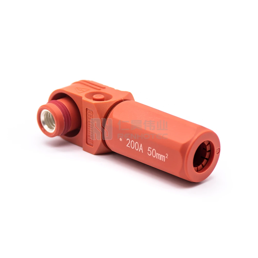 200a Dc Power Connector For Battery Pack Bms 1pos Cable Plug And Panel ...