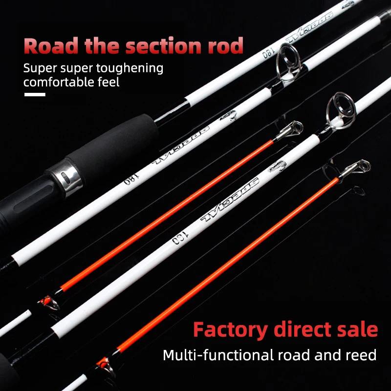 0.6m-2.7m Fiberglass Fishing Rod Pole Rods Fishing Trade Sale of ...