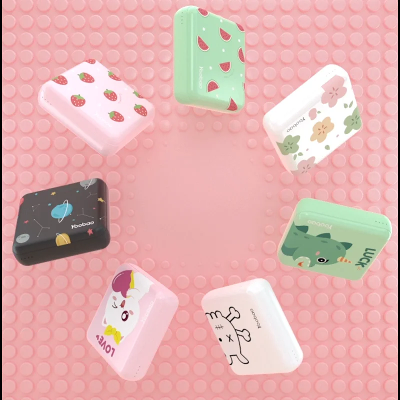 Yoobao M4 Mini Cube 10000mah 2 Input 2 Output Pocky Size Color Pattern ...