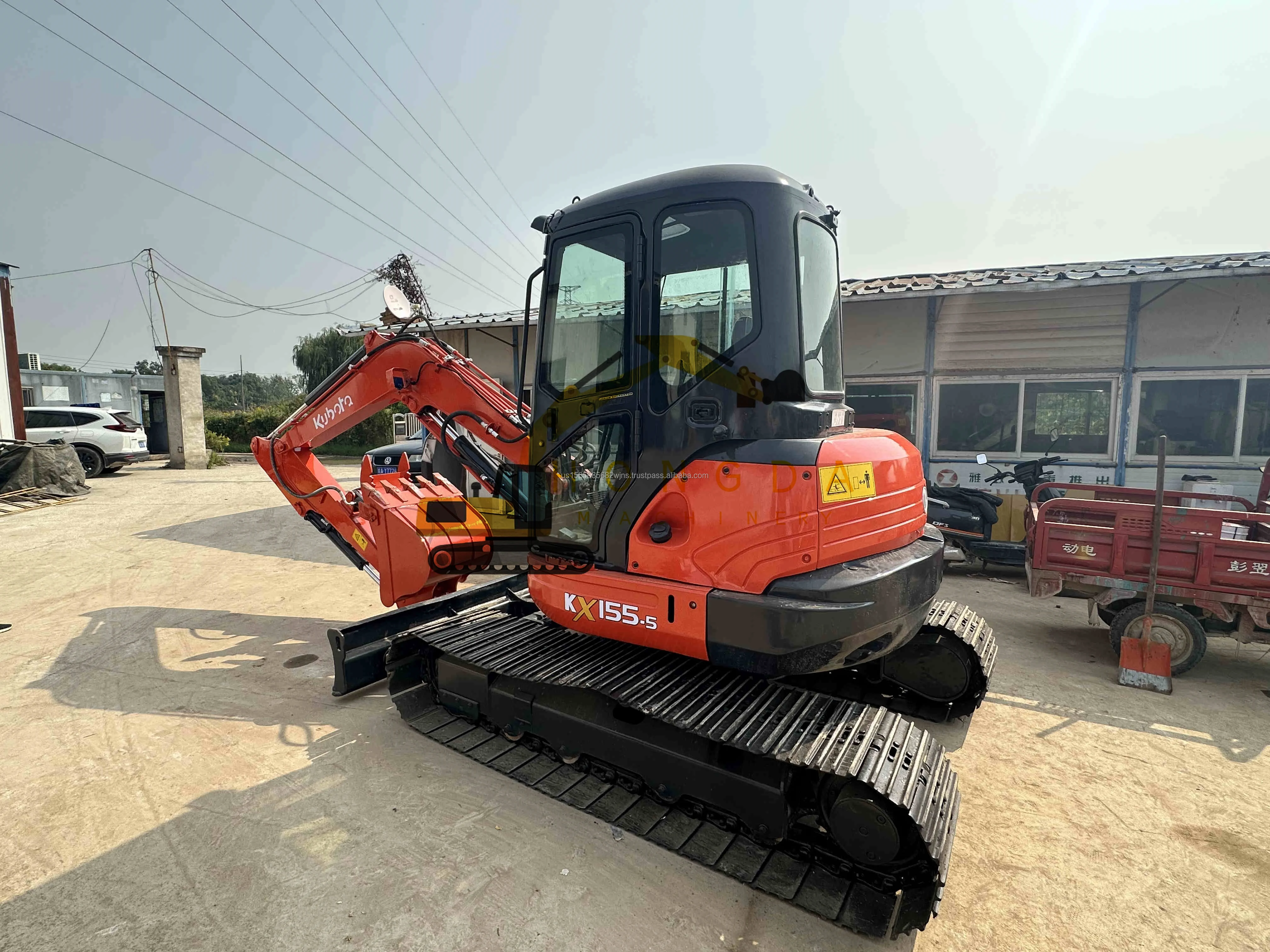Japan Original Imported Model Kubota U-55-4 Hydraulic Crawler Excavator ...