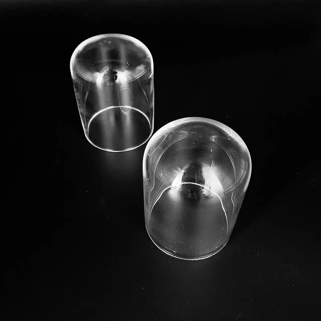 Customized Transparent Glass Tube One End Closed Quartz Tube Round ...