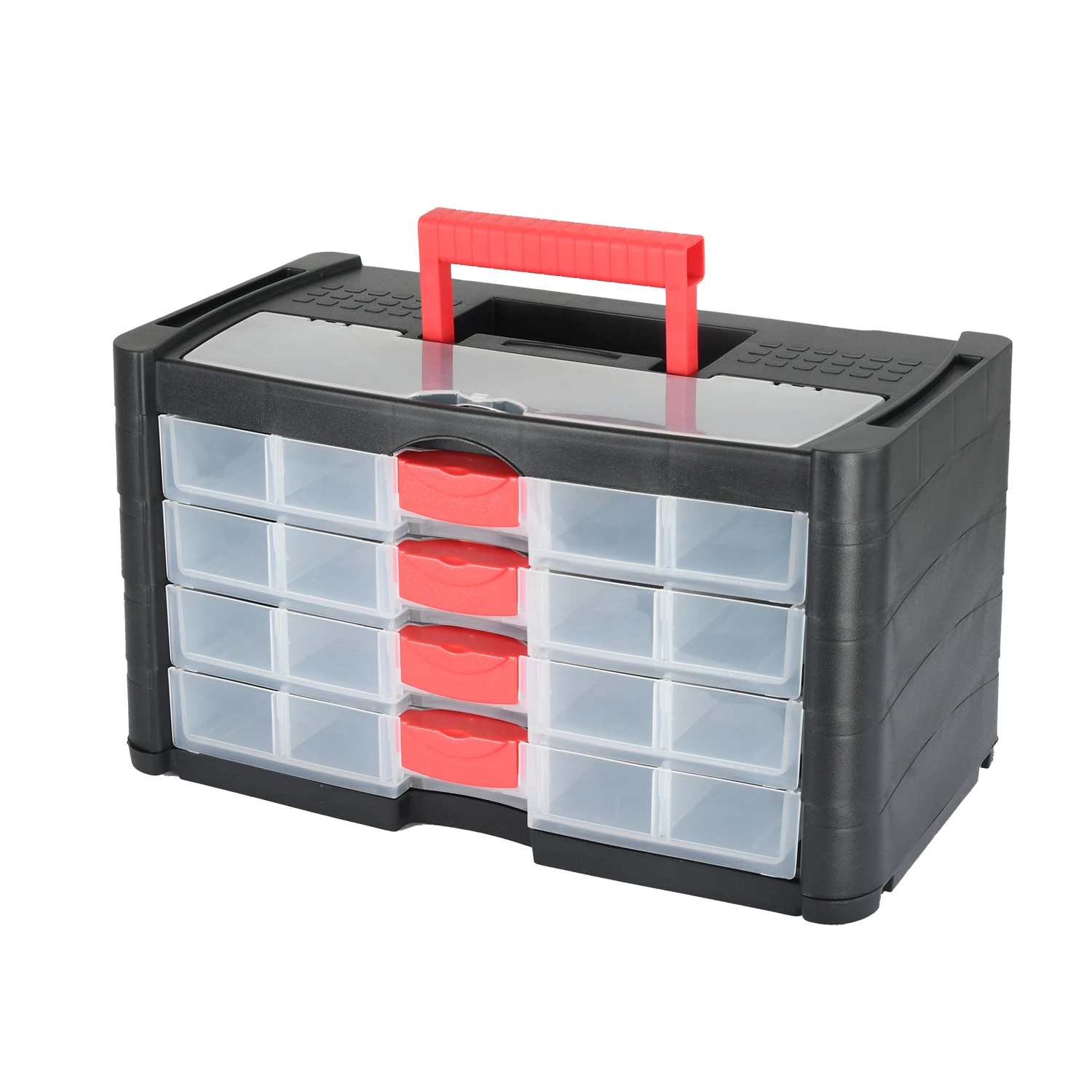 Vertak 4 Drawers Plastic Tool Box - Organize with Ease