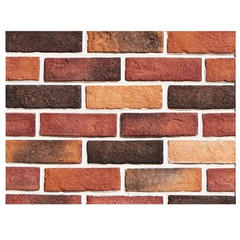 Faux Brick Veneer Exterior Wall Artificial Red Bricks Interior Material ...
