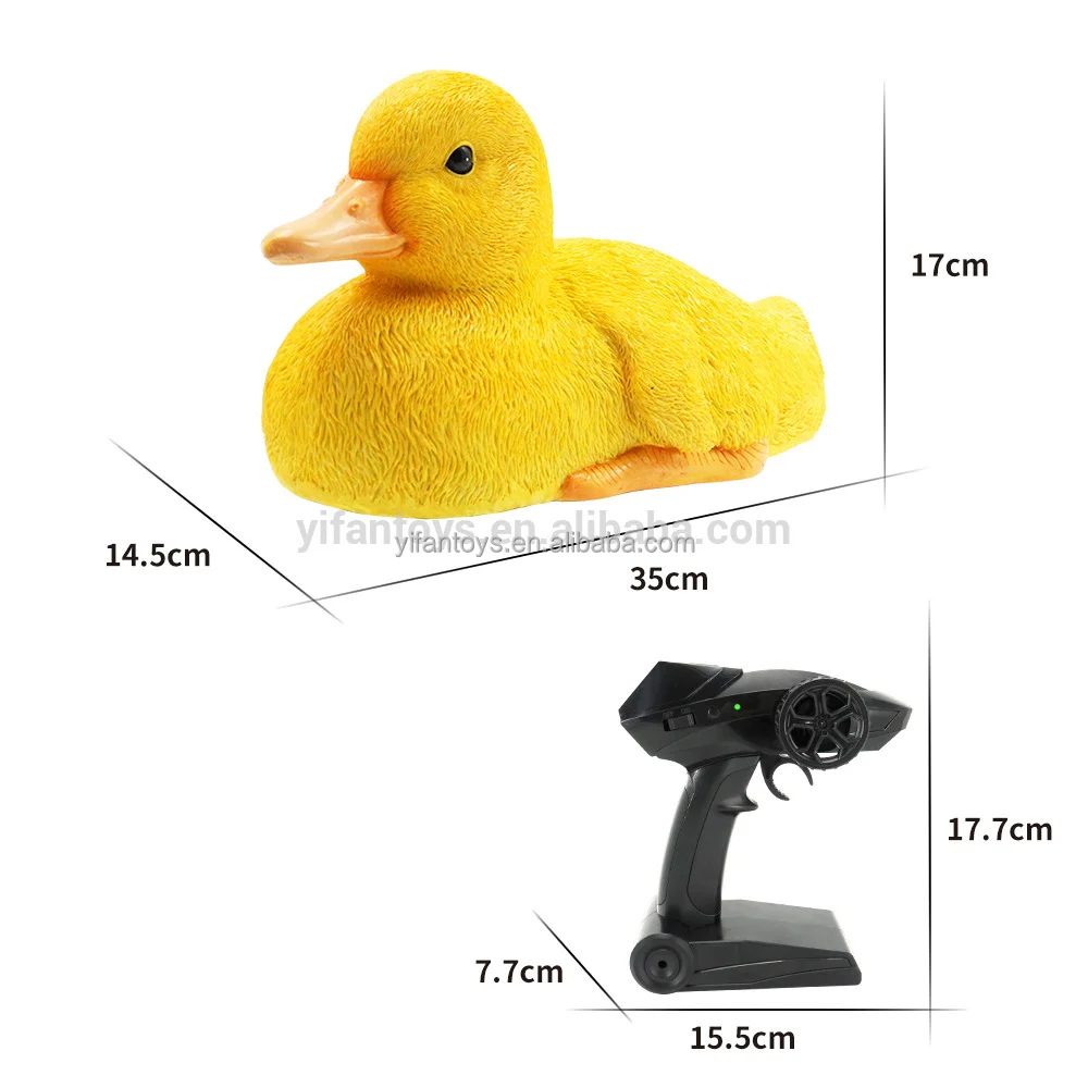 Rc Floating Toys Rc Duck Boat Electric Radio Control Boat For Swimming ...