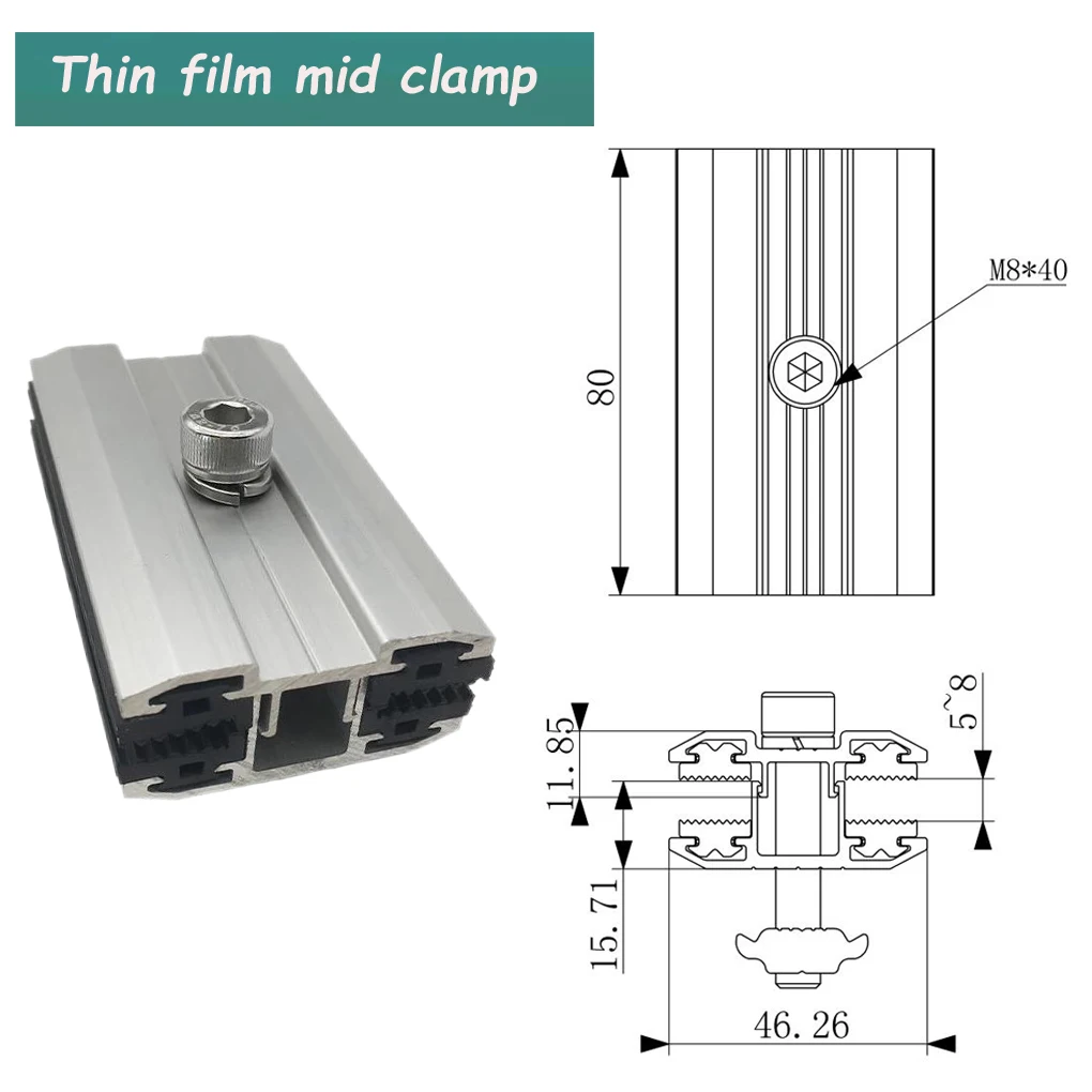 Frameless Solar Clamps - Efficient and Durable Solutions