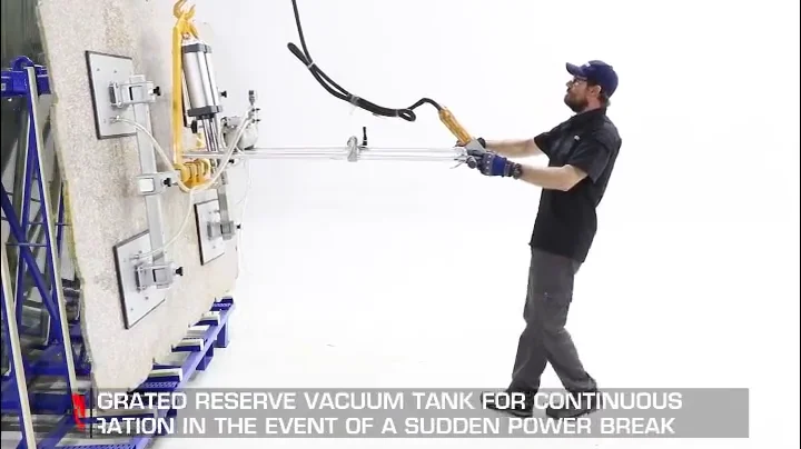 Compressed Air Glass Vacuum Lifter For Stone Slab Suction Lifter 600kgs ...