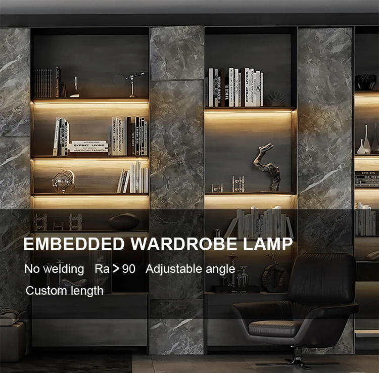 Built-in Cabinet Led Wardrobe Light Bedroom Wardrobe Led Motion Sensor ...