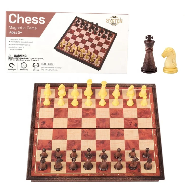 Trend Fashion Wood Texture 20x20cm Small Portable Premium Chess For ...