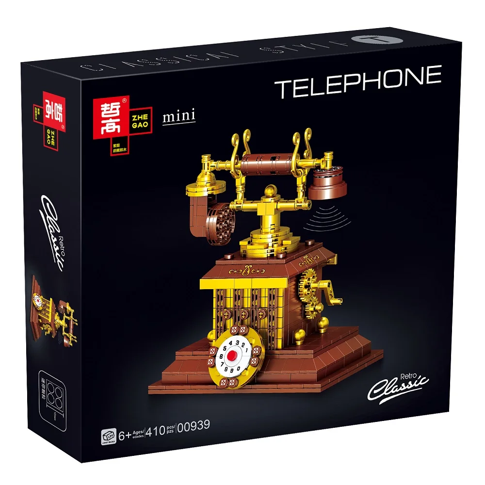 Zhegao 00936-00939 Hot Selling New Toys Music Boxes Mini Building ...