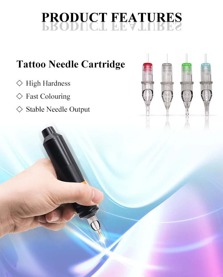 Custom Tattoo Needle Box Cartridge Needles Ec Certificate Green Blue ...