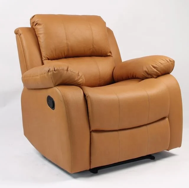 Modern Luxury Leather Swivel Rocking Recliner Chair