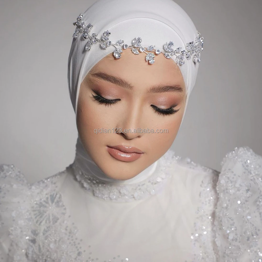 Modest Style Maang Tikka Braid Hair Chains Tassel Chains Hijab ...