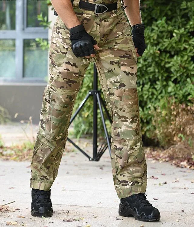 Combat Pants Airsoft Camouflage Pants Ripstop Multicam Hunting Clothes ...