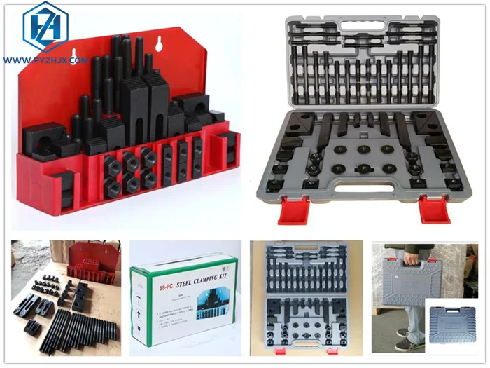 Cnc Milling Machine Tools T-slot 58pcs Clamping Kit - Buy Clamp Kit ...