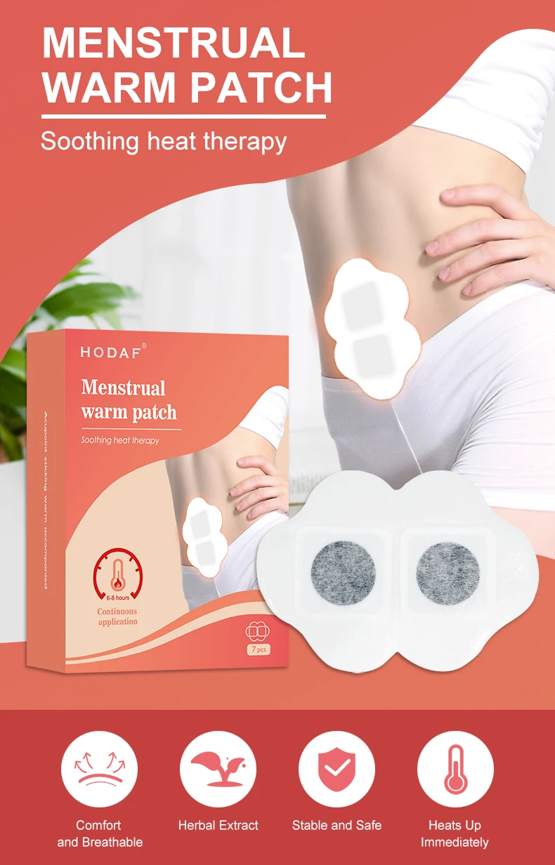 Menstrual Heating Pads Period Pain Relief Adhesive Heat Therapy Patches ...