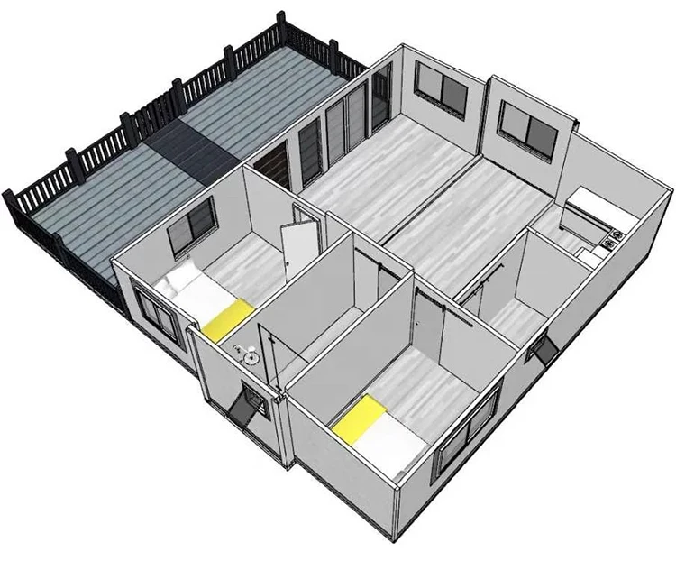 Perfect Living Equipment Tiny Expandable Container House 20ft ...