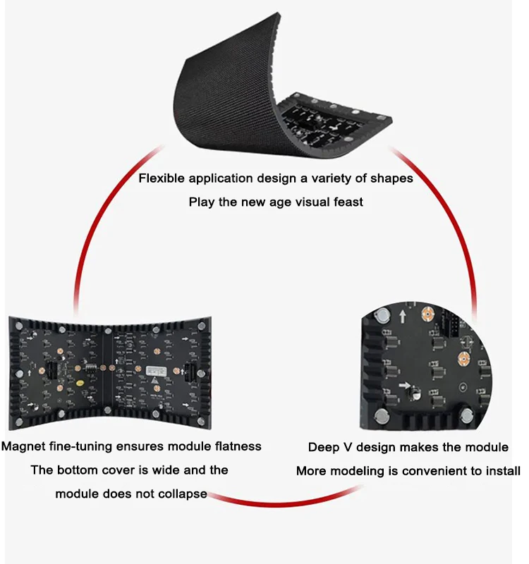 Indoor/outdoor 4K LED Video Wall Display - Flexible & Bright