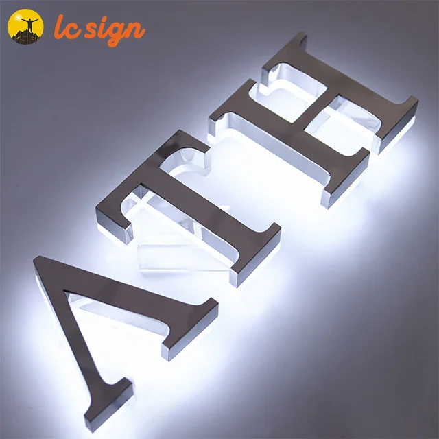 Customized Acrylic Channel Letter Signs for Outdoor Advertising