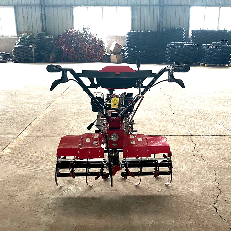 Excellent Quality Mini Soil Tiller Cultivator Ploughing Diesel Micro ...