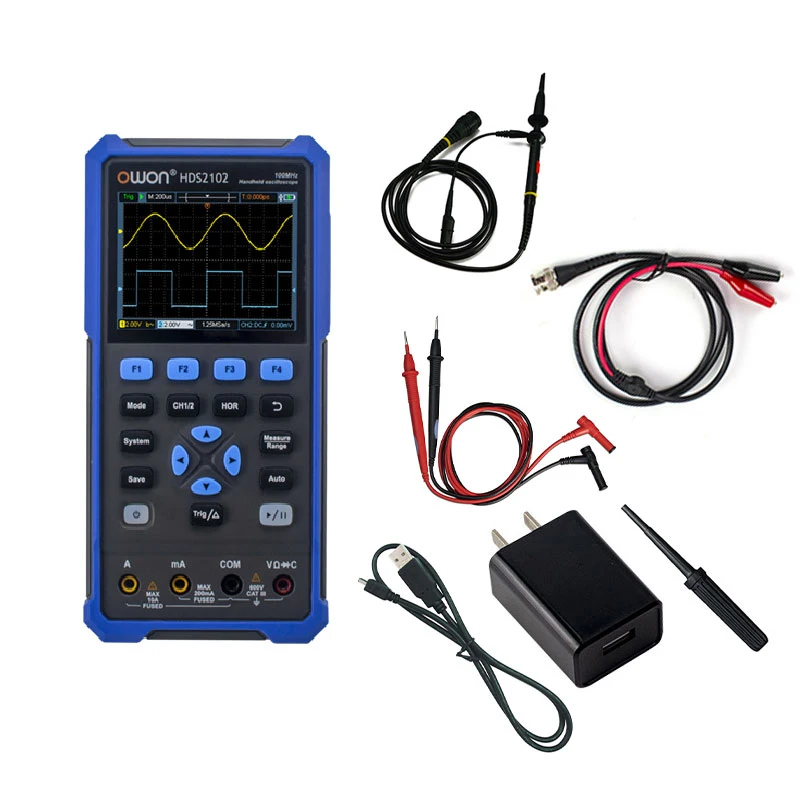 HDS2102/HDS2102S/HDS2202/H Two Channel Digital Oscilloscope for OWON ...